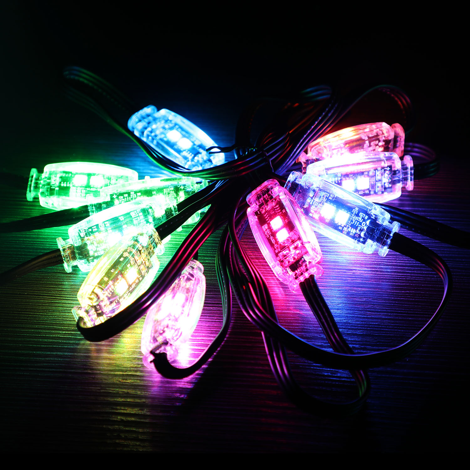 360-Degree 24VDC Hanging RGB Pixel LED Pebble Light - Buy P50P Product ...