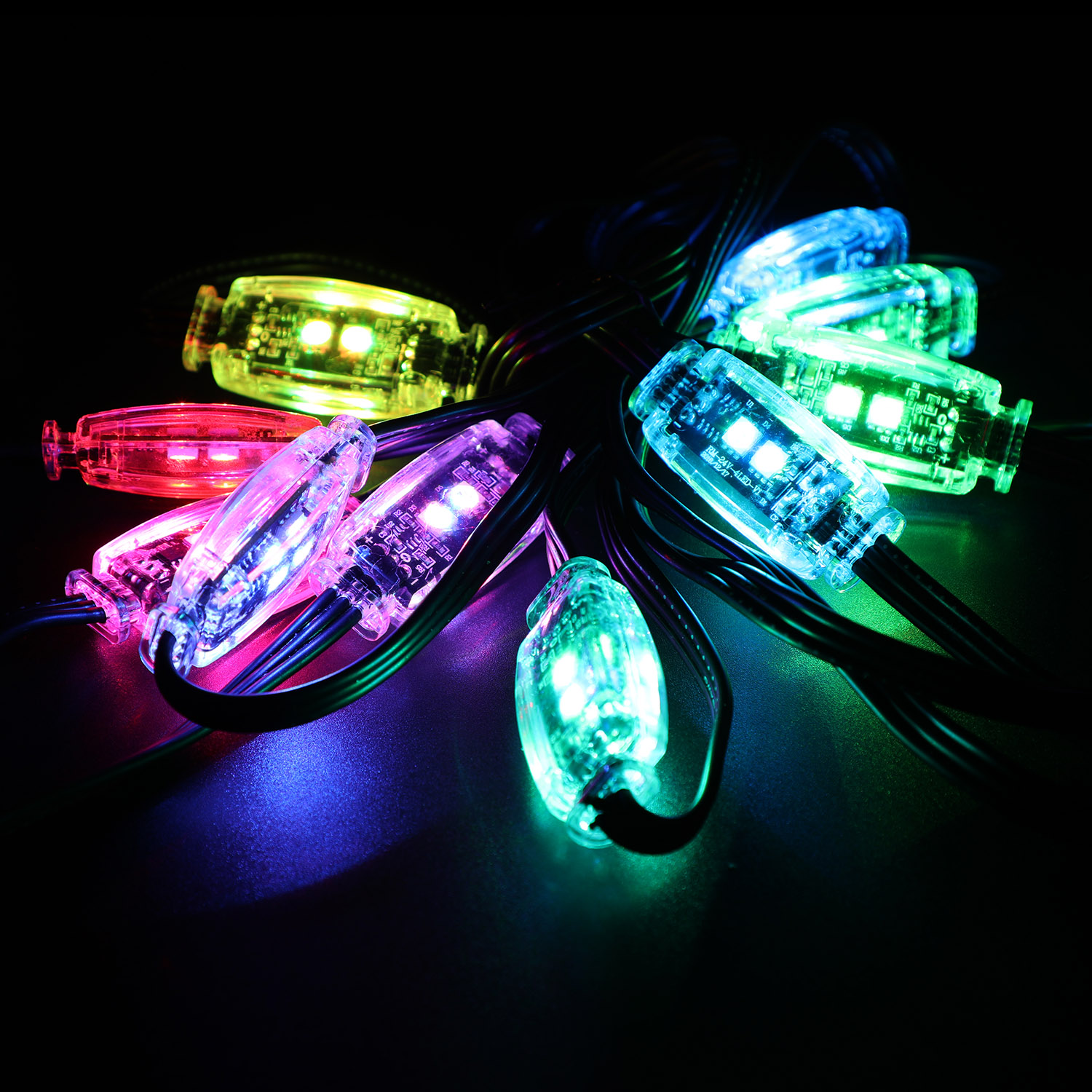 360-Degree 24VDC Hanging RGB Pixel LED Pebble Light - Buy P50P Product ...